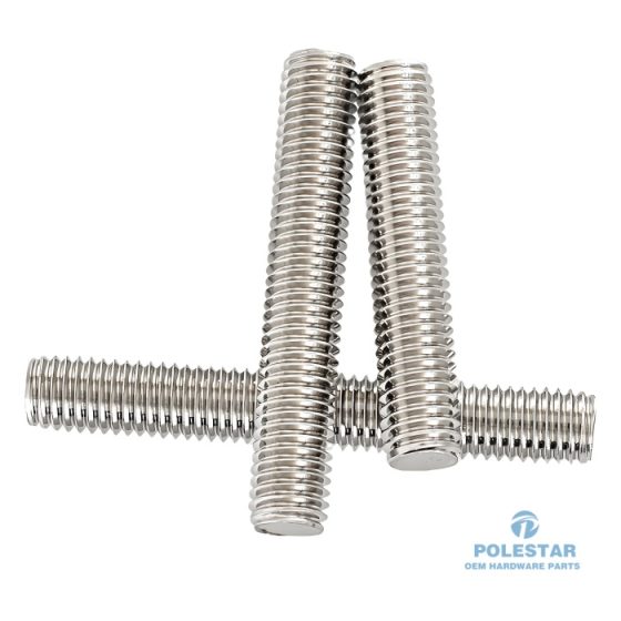 High Accuracy Steel Threaded Studs Alloy Steel 4140 4340 Smooth Suface ...