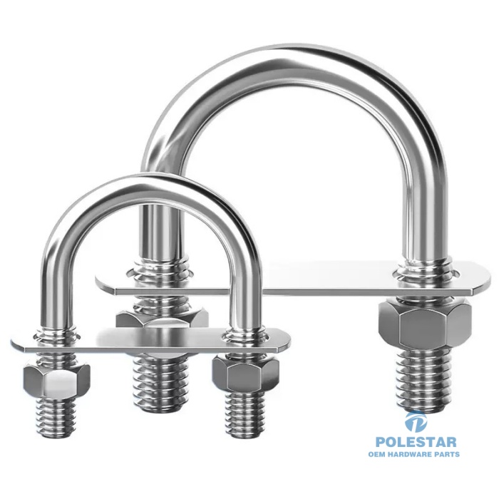 Custom Made Metal U Bolts Steel Stainless Steel Alloy Steel CNC ...