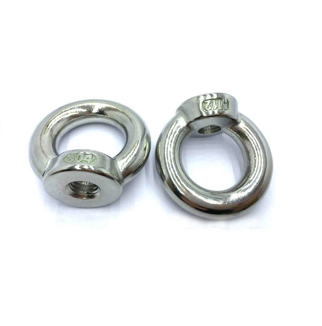 Eye Nut SUS 304 316 Stainless Steel Lifting Eye Nuts Threaded Eye Nut ...