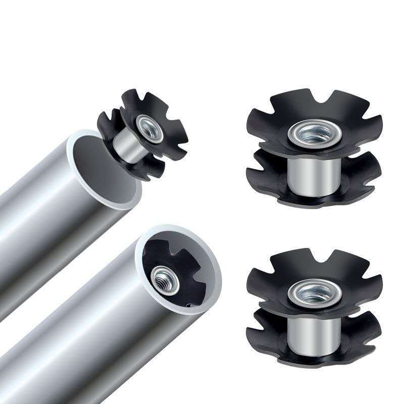 Round Sunflower Threaded Tube Connecting Nuts Plum Blossom Shrapnel ...
