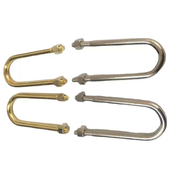 Zinc Plated U Bolt Double Threaded U Bolt with Nut - Custom Machined ...