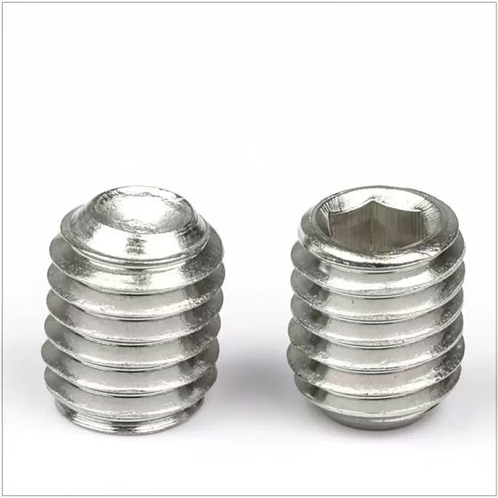 Custom Set Screws Brass Stainless Steel Headless Hex Socket Screw Full ...