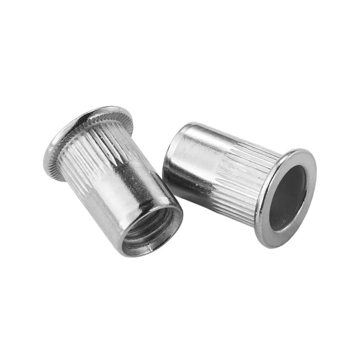 Rivet Threaded Inserts Flat Head Knurled Threaded Insert Rivet Nut M3 ...