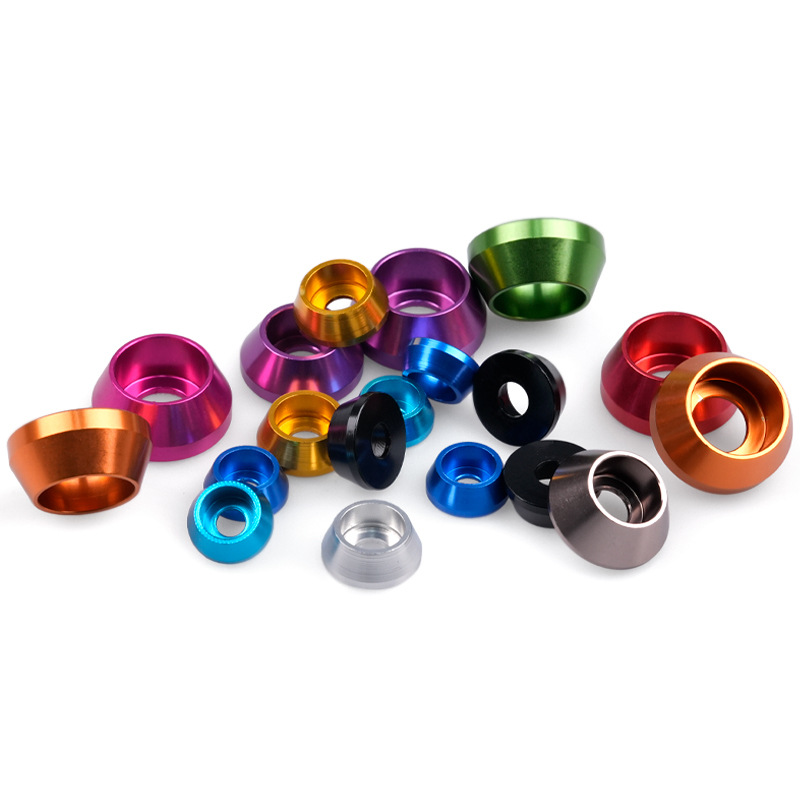 Aluminum Anodized Conical Washer Concave Convex Countersunk Washers for ...