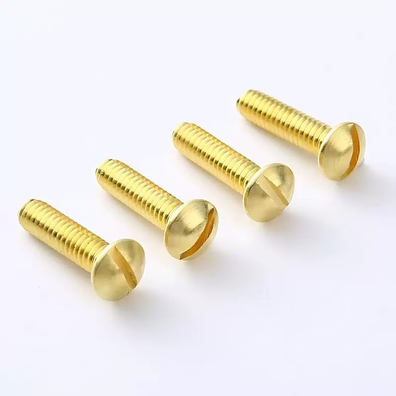 DIN ISO Standard Cheese Head Screws OEM CNC Machined Screws for Tight ...