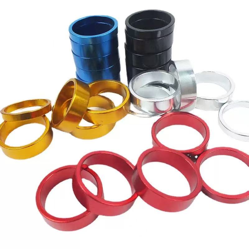 CNC Aluminum Bike Stem Spacers 1-1/8" Special Road MTB Headset Spacer ...